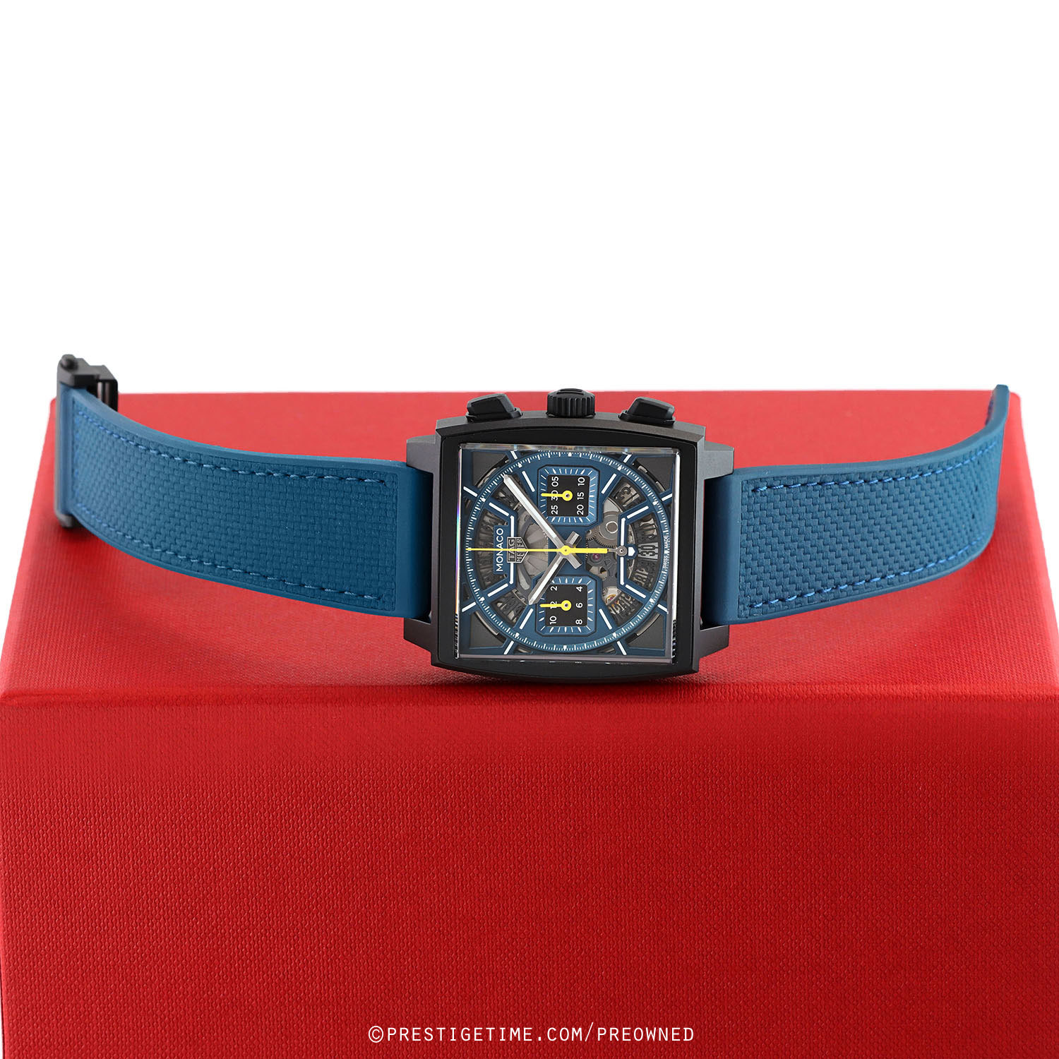 Pre-owned Tag Heuer Monaco Chronograph CBL2188.FT6261