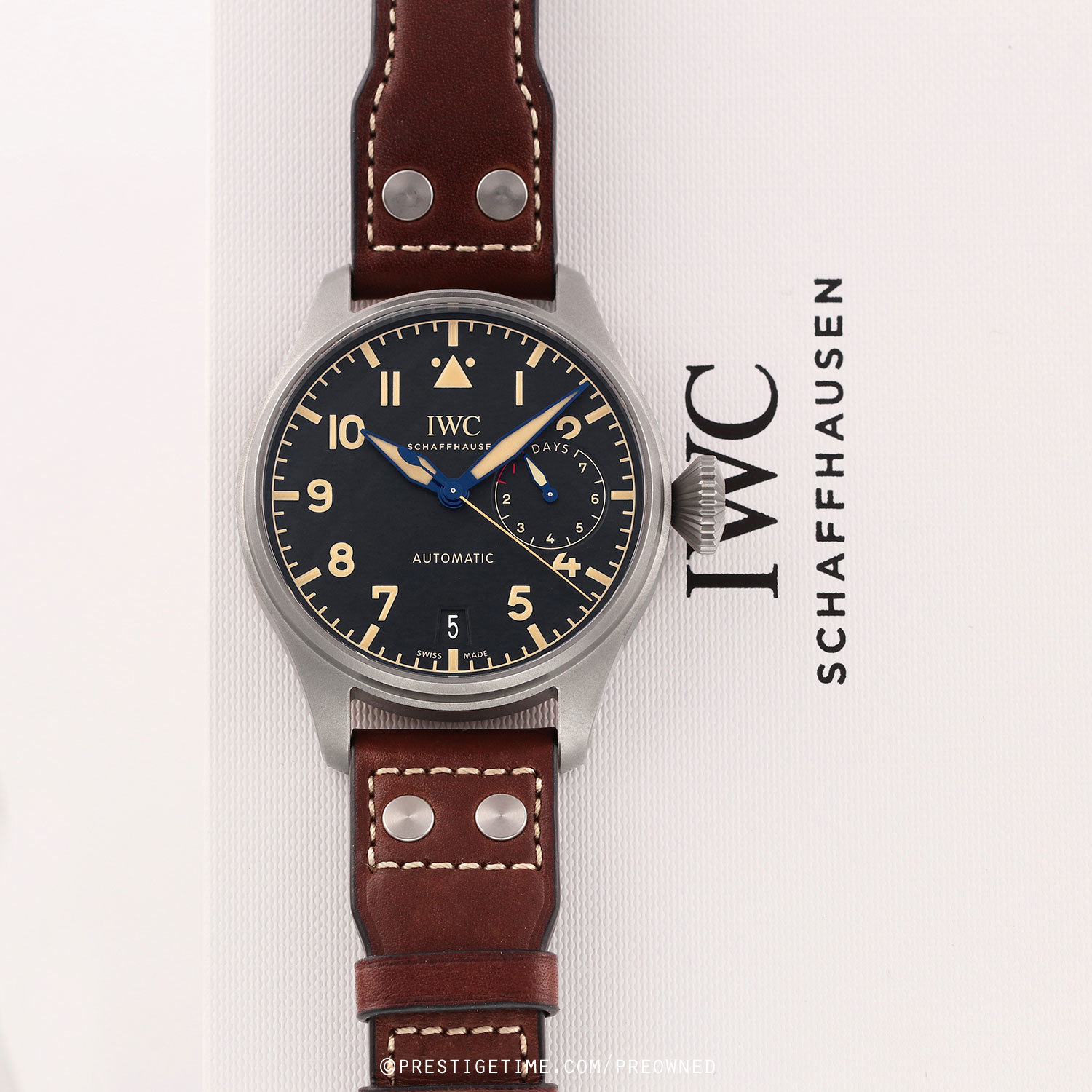 Pre-owned IWC Big Pilot's Watch Heritage 46.2mm iw501004