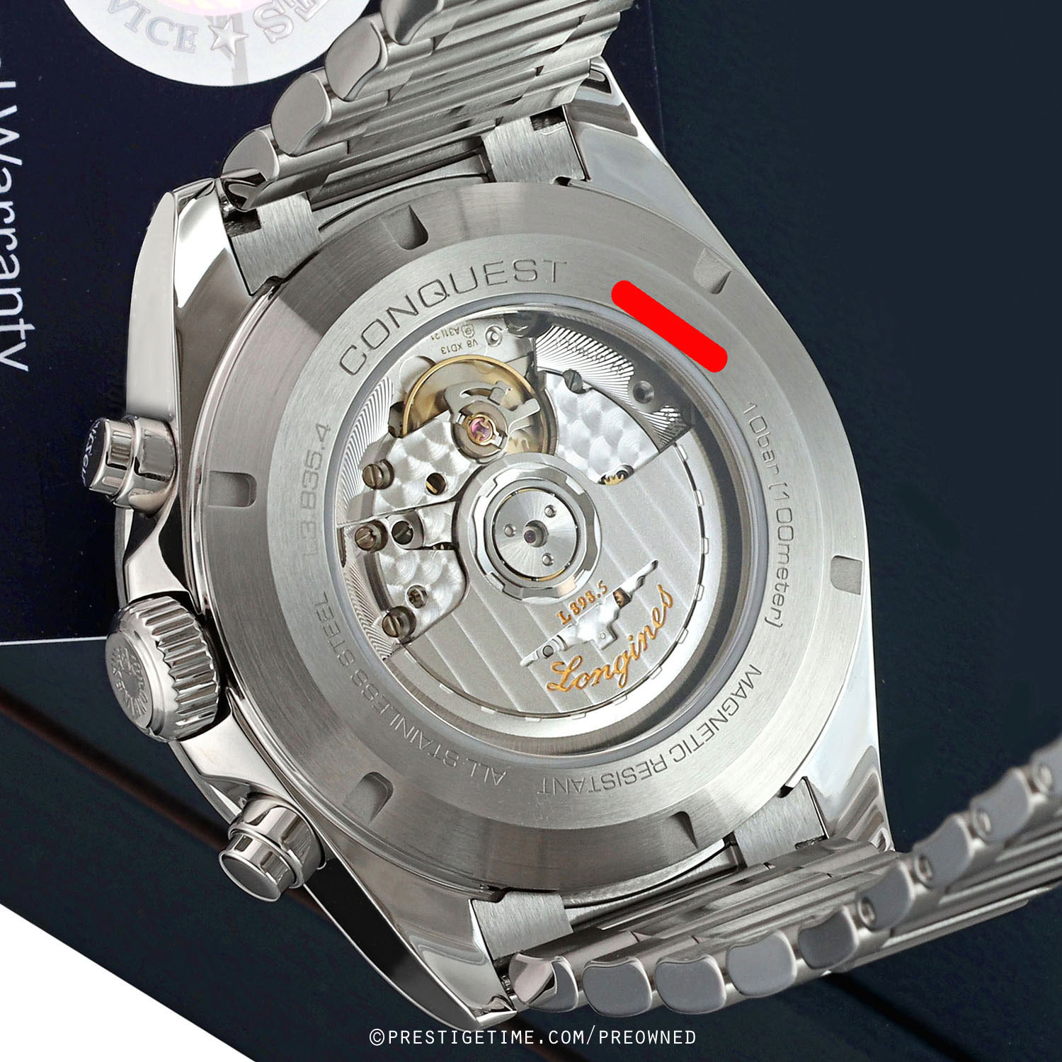 Pre-owned Longines Conquest Automatic Chronograph 42mm L3.835.4.32.6