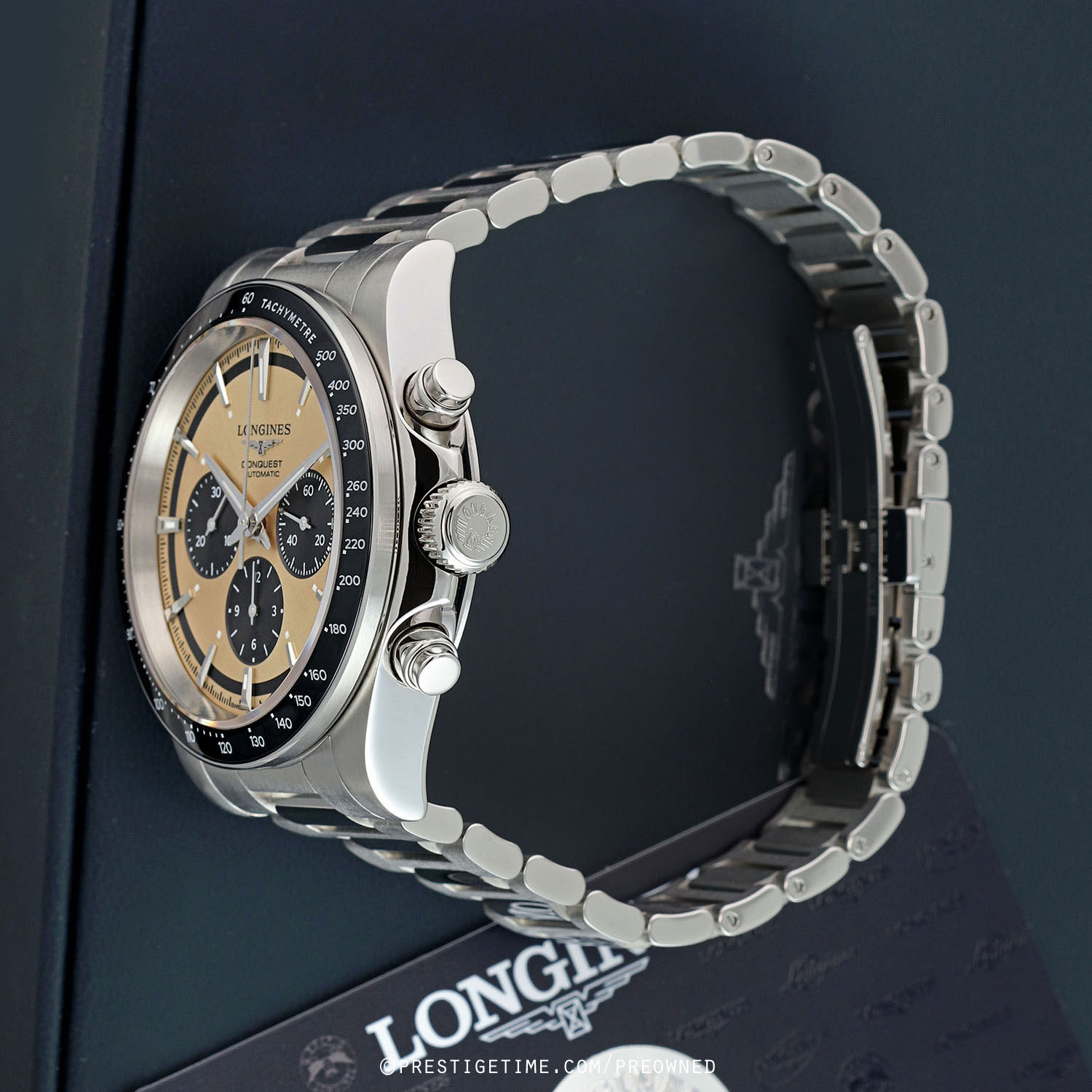 Pre-owned Longines Conquest Automatic Chronograph 42mm L3.835.4.32.6