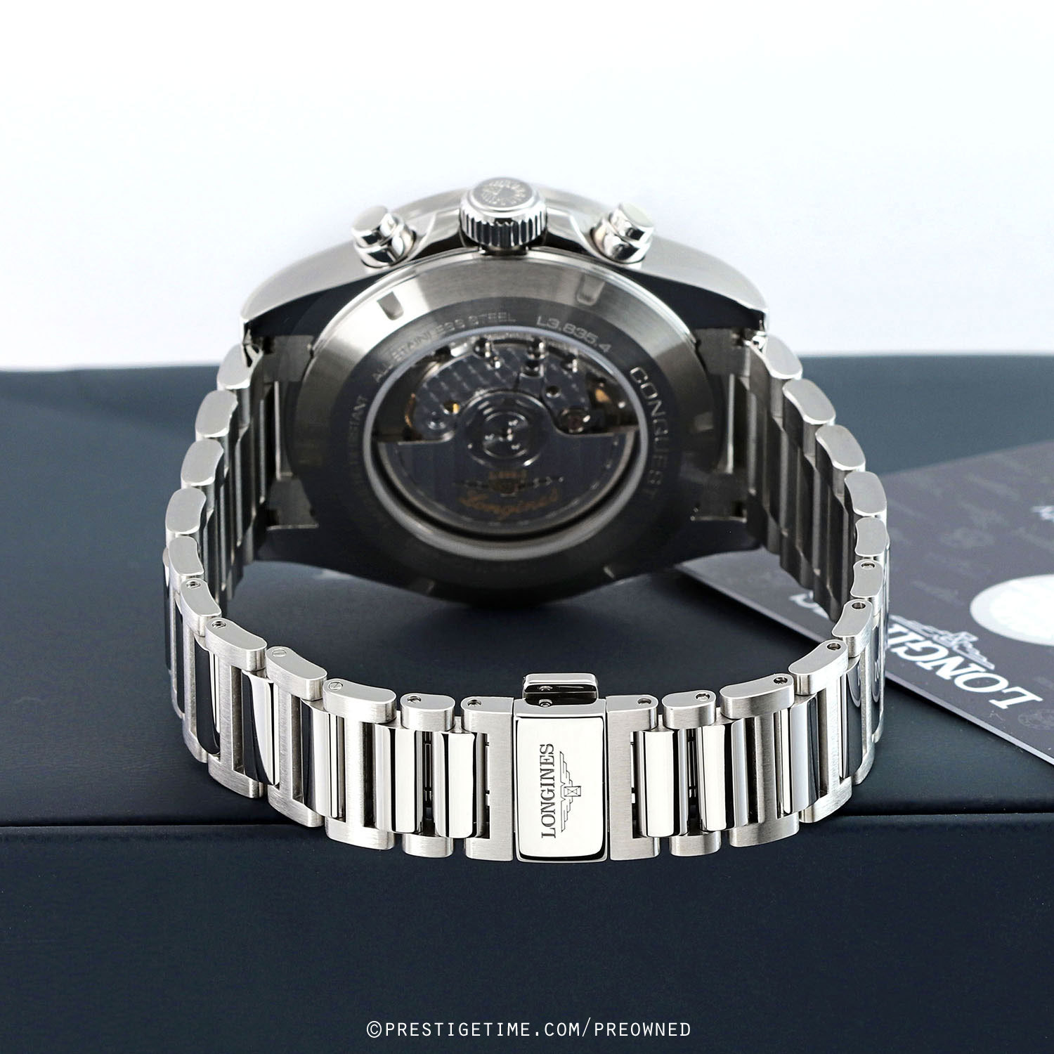 Pre-owned Longines Conquest Automatic Chronograph 42mm L3.835.4.32.6