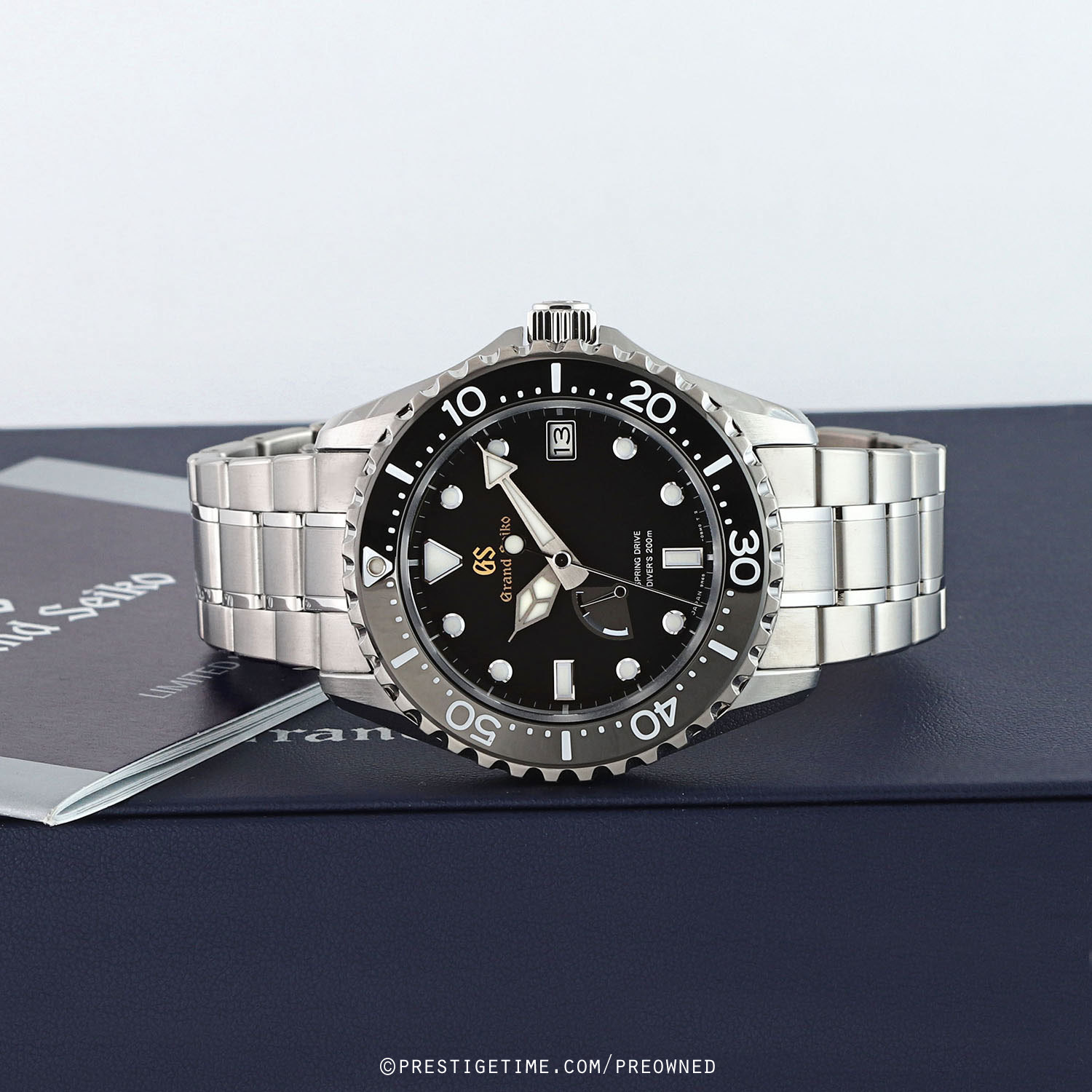 Pre-owned Grand Seiko Sport Automatic Spring Drive 44.2mm sbga231