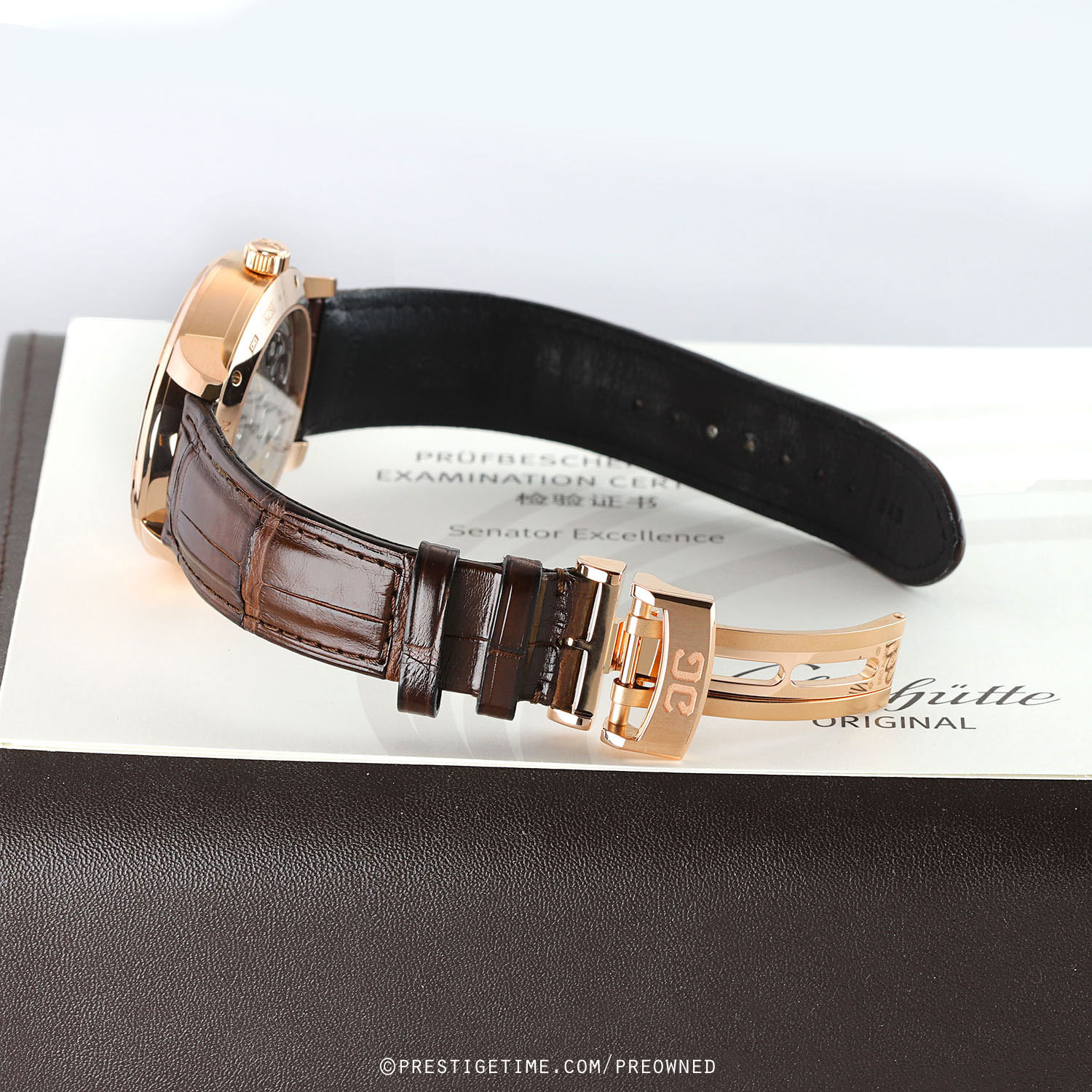 Pre-owned Glashutte Original Senator Excellence Perpetual Calendar 42mm ...