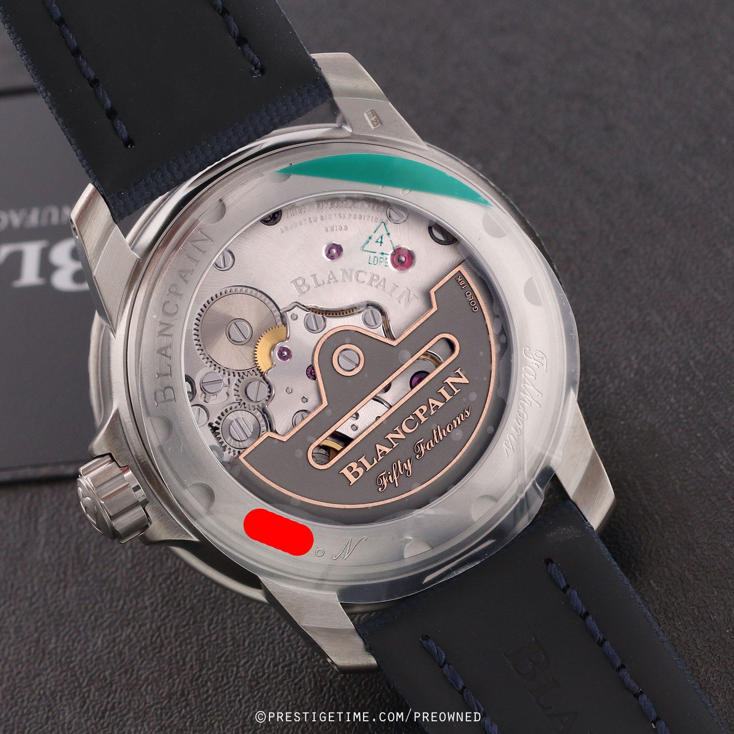 Pre-owned Blancpain Fifty Fathoms Automatic 42.3mm 5010-12B40-O52B