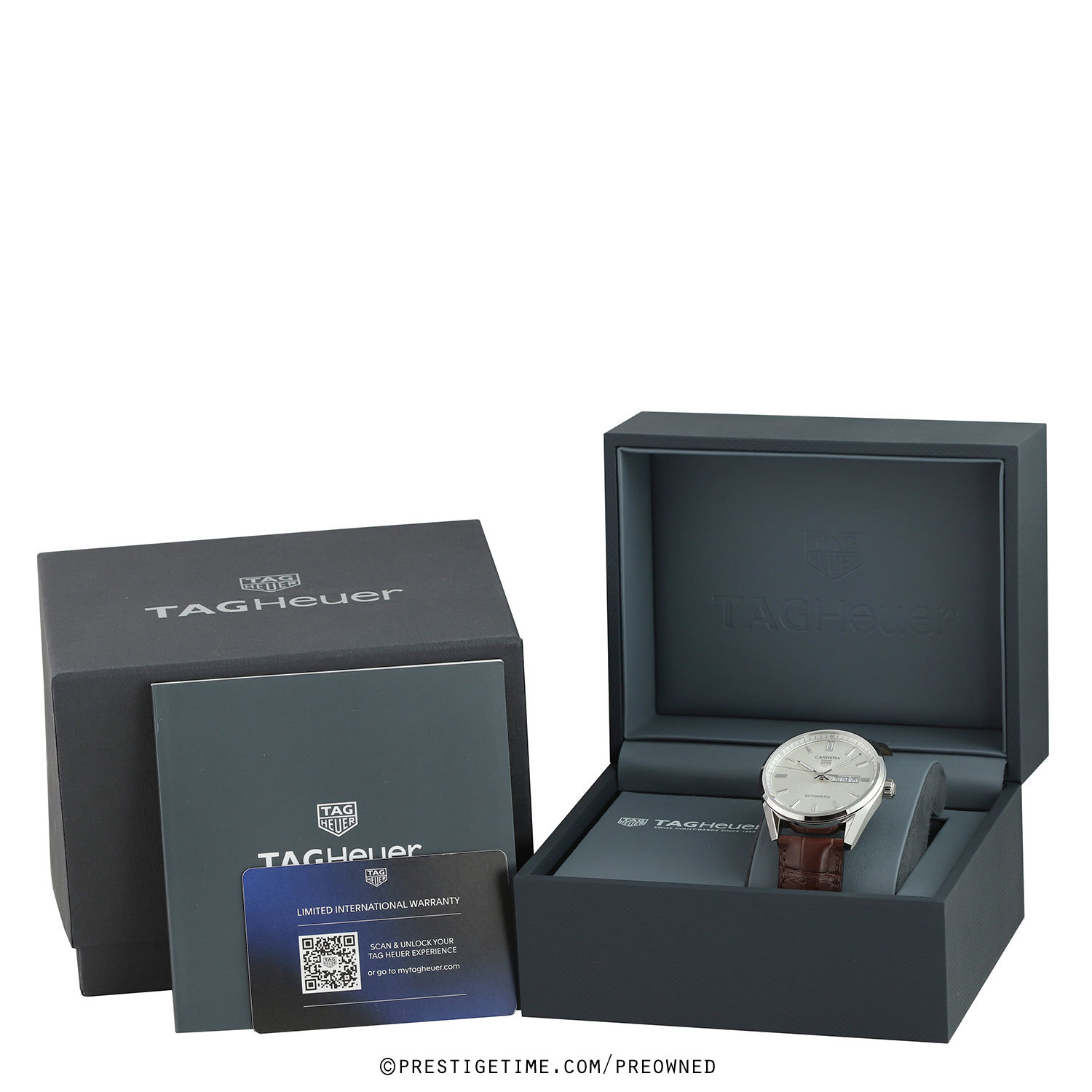 Pre-owned Tag Heuer Carrera Caliber 5 Day Date 41mm wbn2011.fc6484