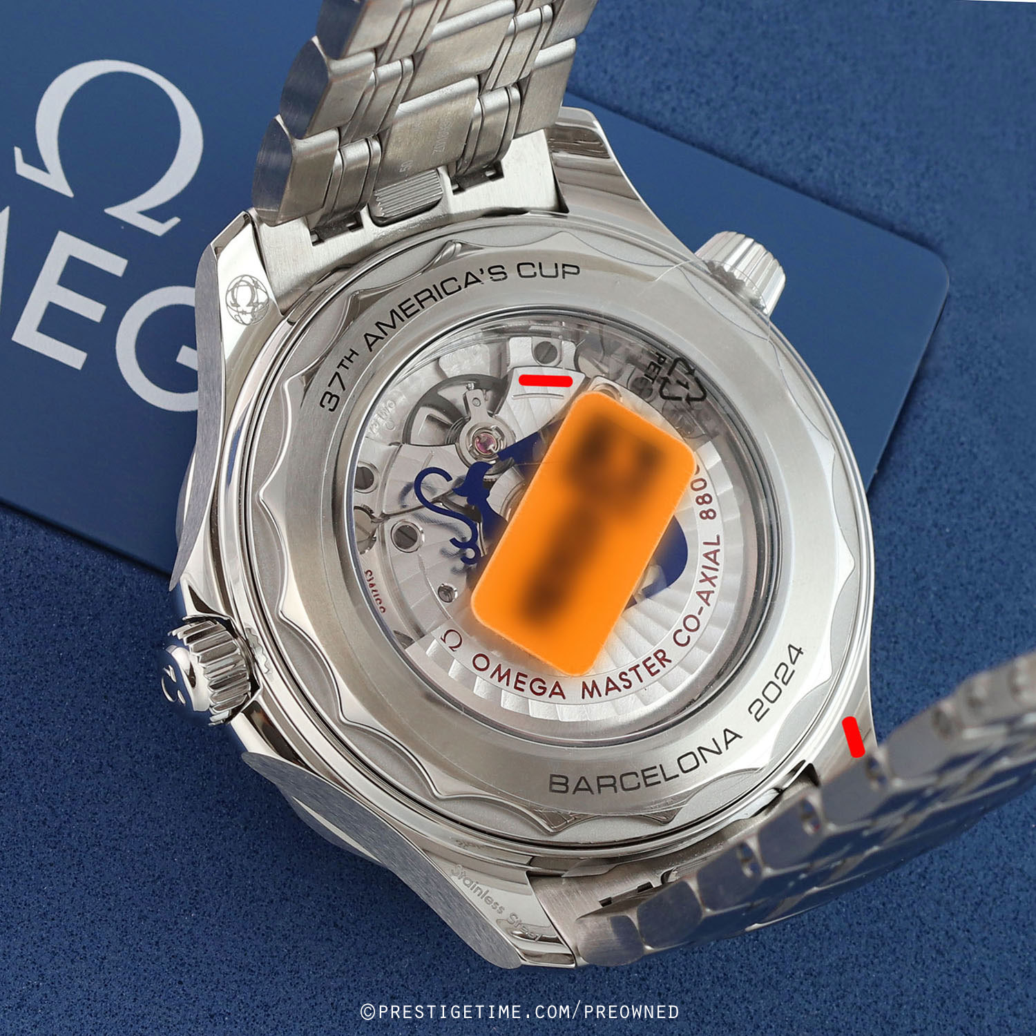 Pre-owned Omega AMERICA'S CUP Seamaster Diver 300m 42mm 210.30.42.20.04.002