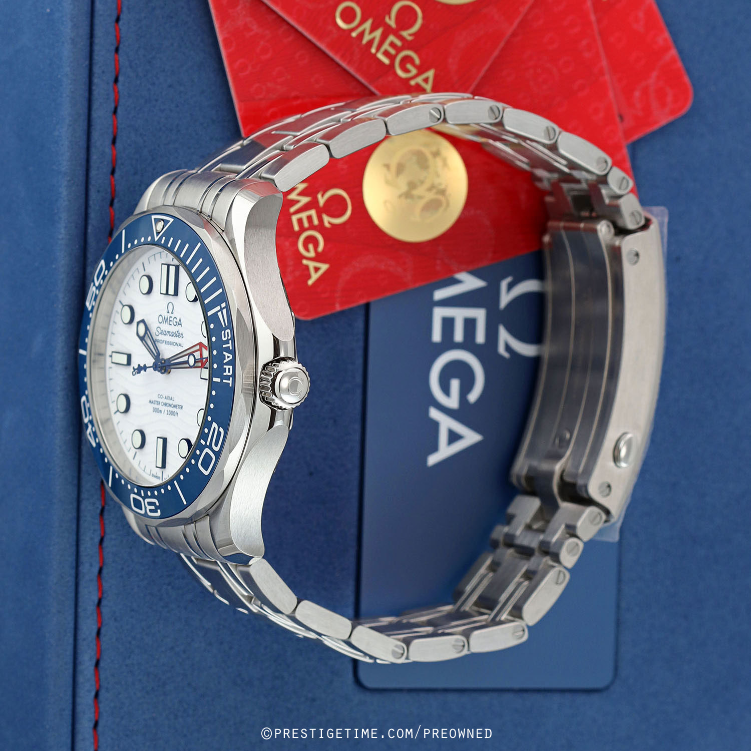 Pre-owned Omega AMERICA'S CUP Seamaster Diver 300m 42mm 210.30.42.20.04.002