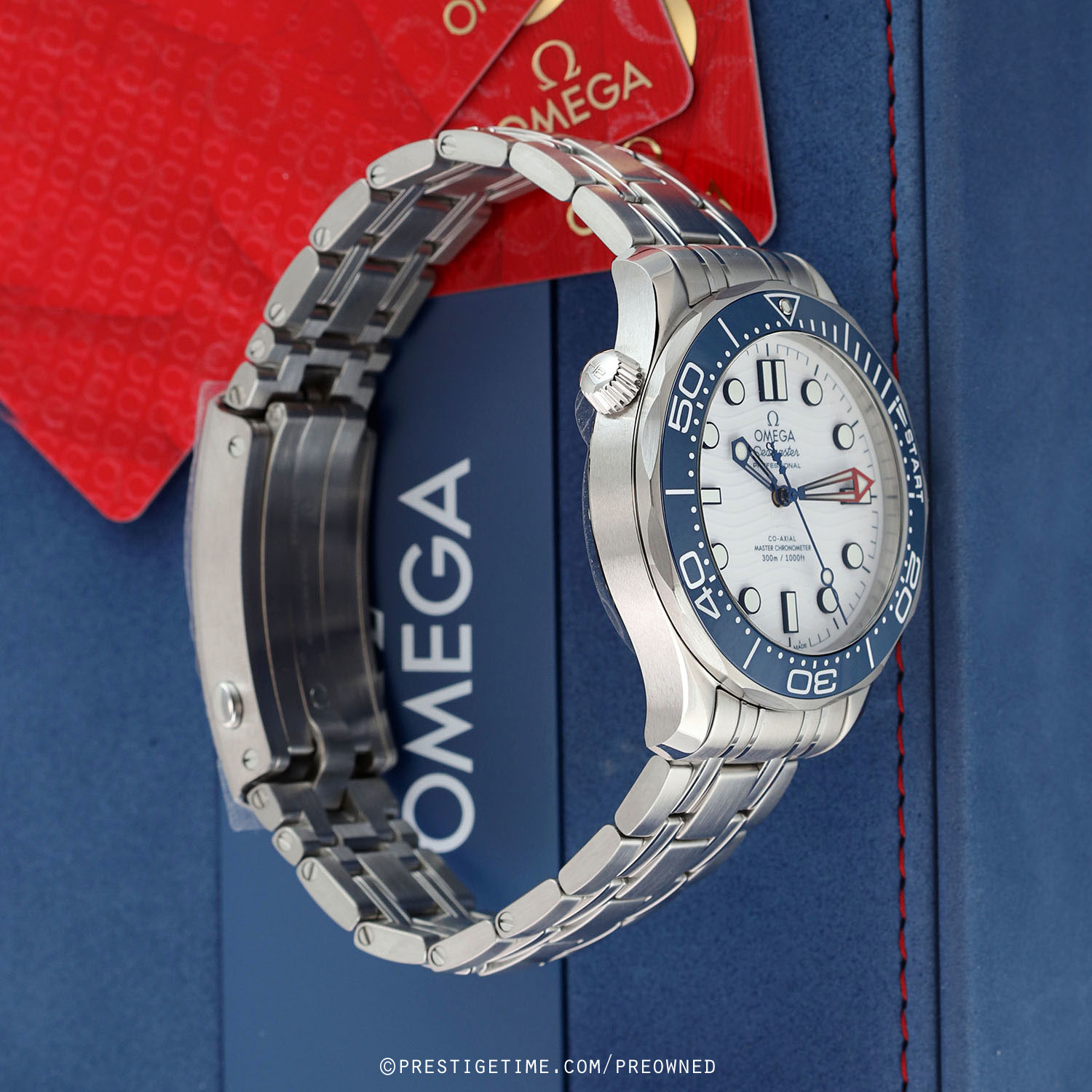 Pre-owned Omega AMERICA'S CUP Seamaster Diver 300m 42mm 210.30.42.20.04.002