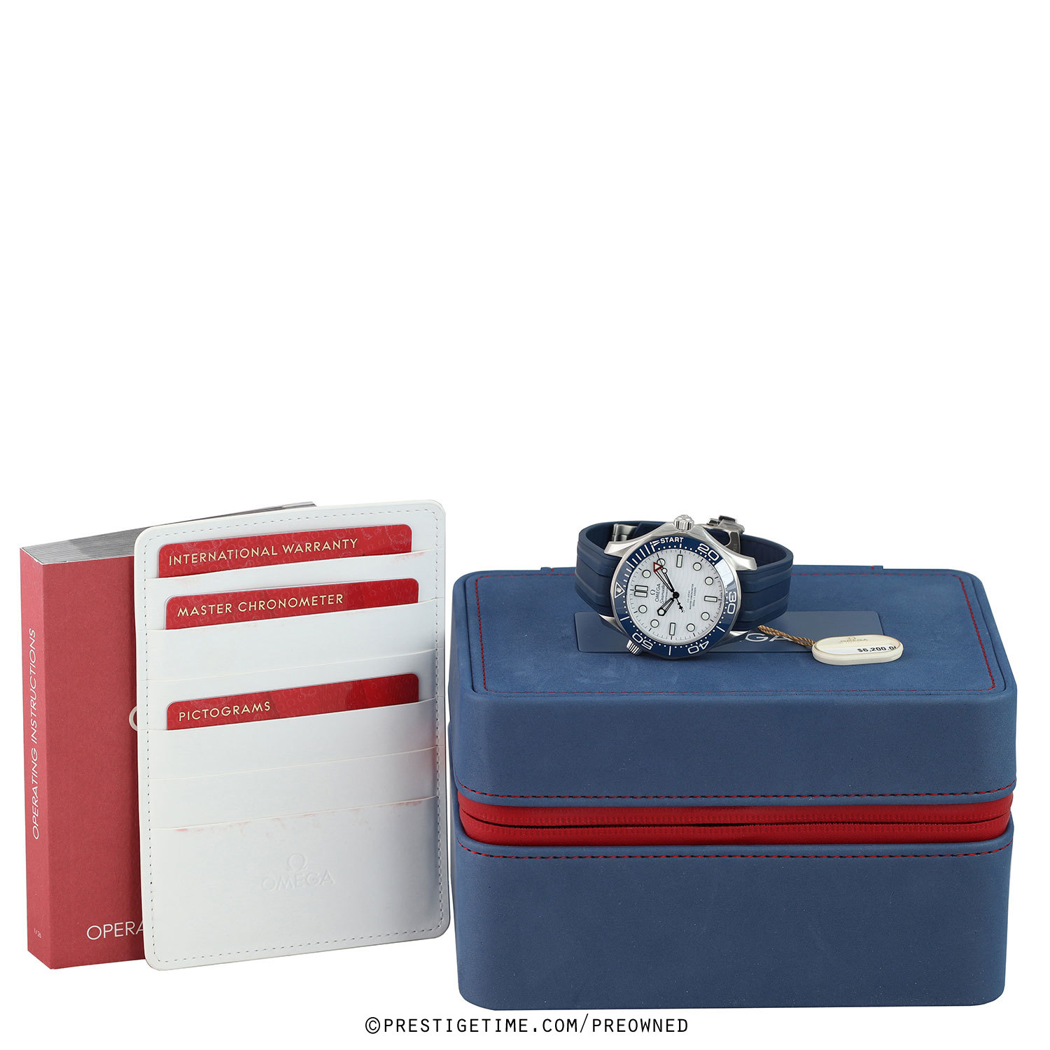 Pre-owned Omega AMERICA'S CUP Seamaster Diver 300m 42mm 210.32.42.20.04.002