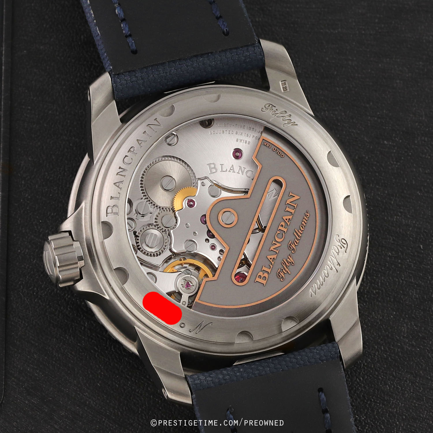 Pre-owned Blancpain Fifty Fathoms Automatic 42.3mm 5010-12B40-O52A