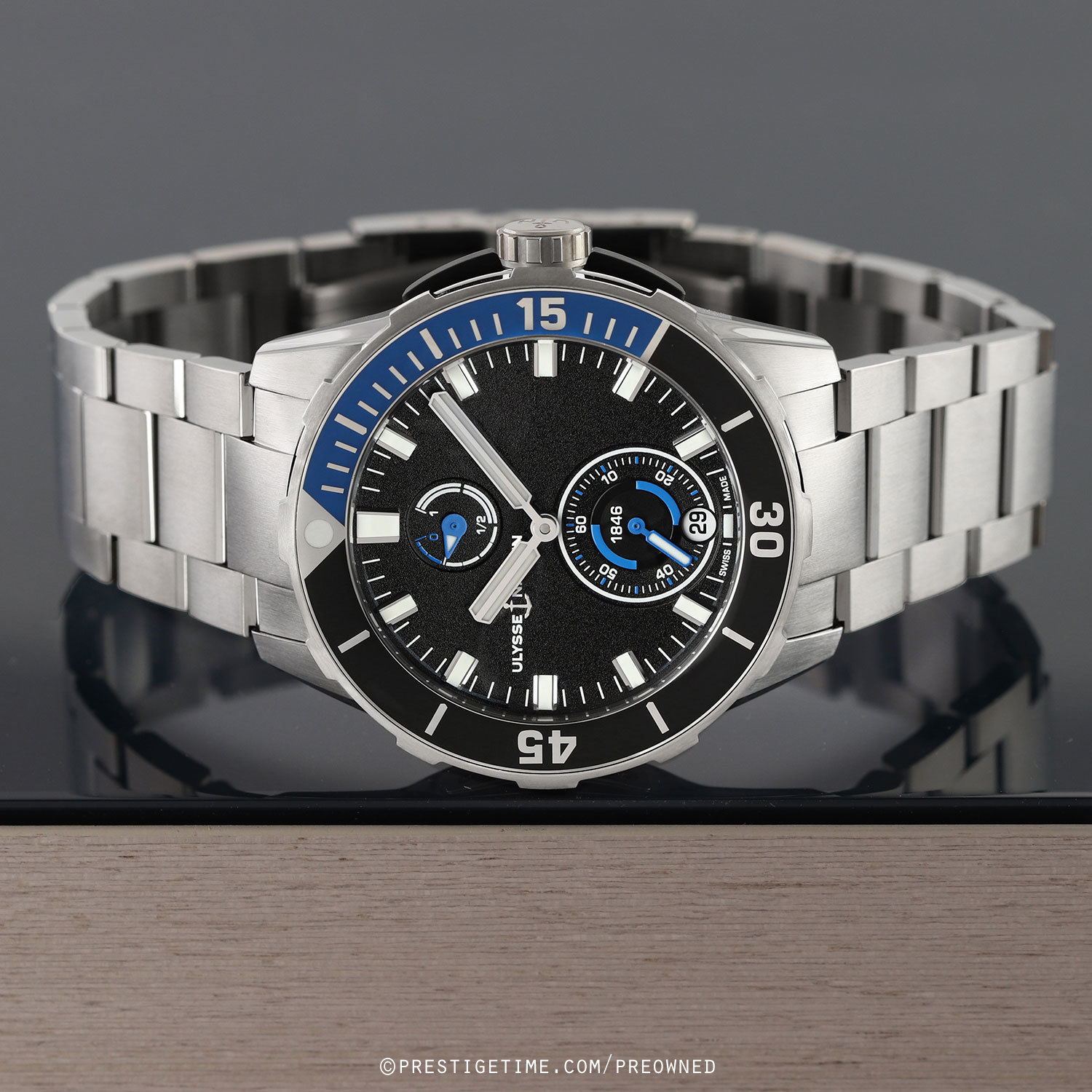Pre-owned Ulysse Nardin Marine Diver 44mm YOSHIDA LIMITED EDITION 1183 ...