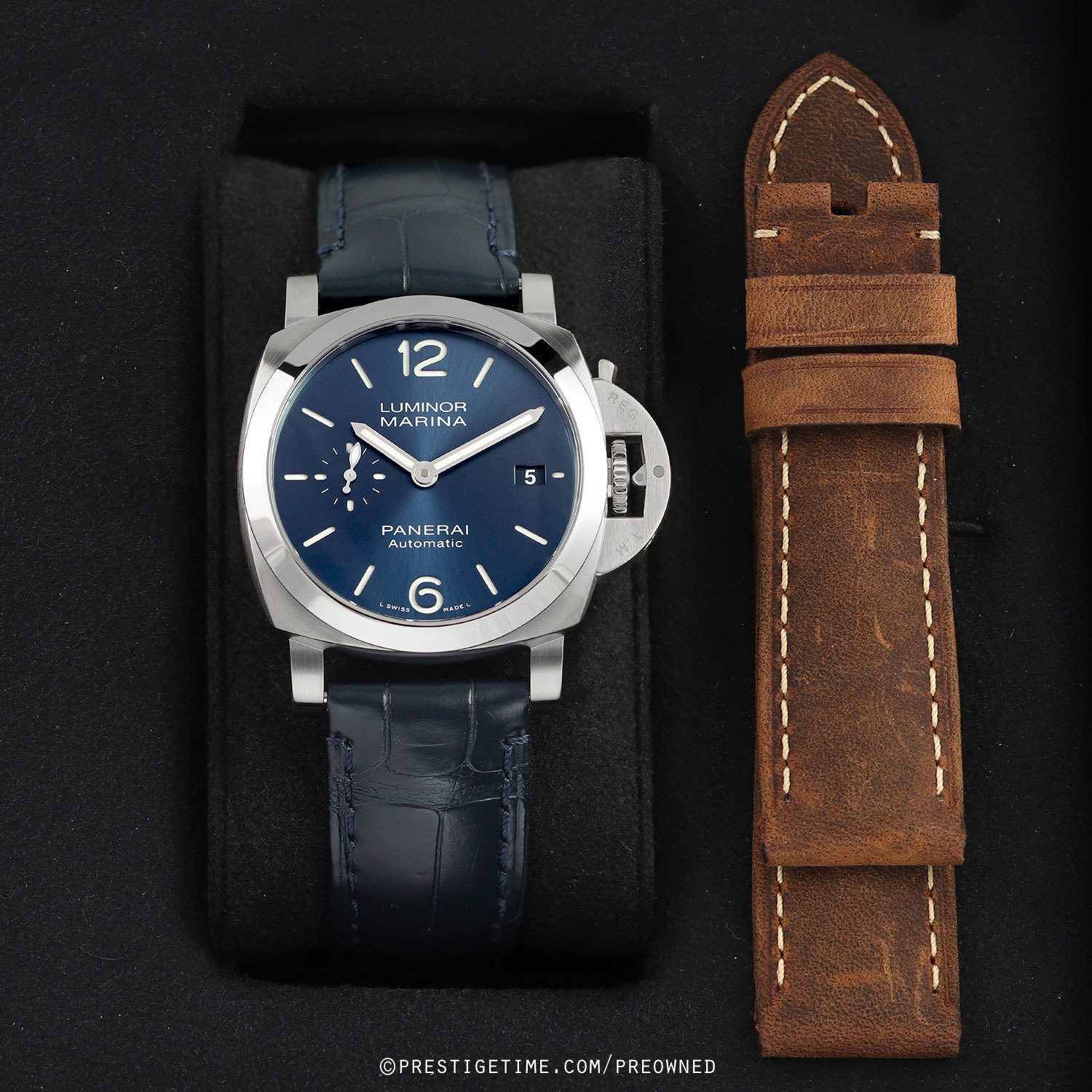 Pre-owned Panerai Luminor Quaranta 40mm pam01270