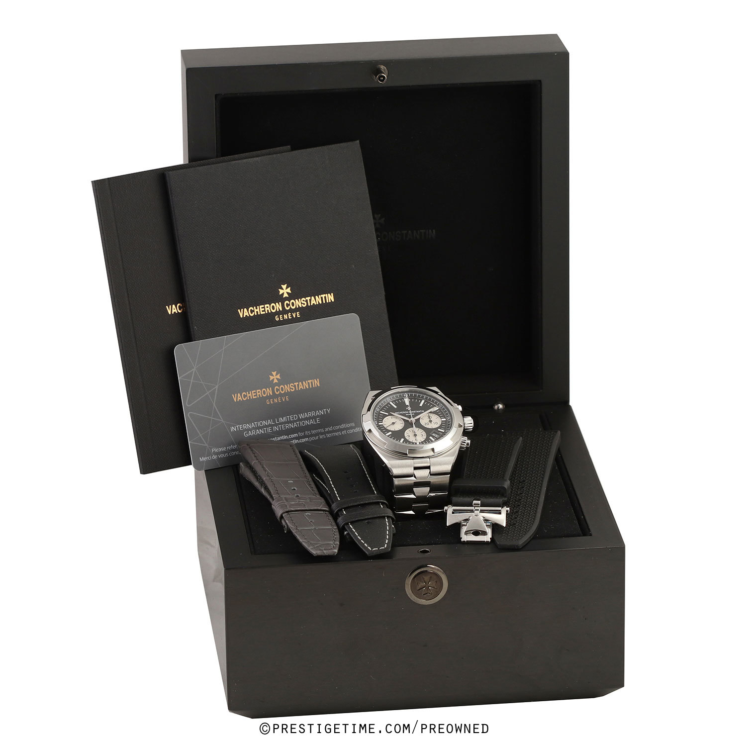 Pre-owned Vacheron Constantin Overseas Chronograph 42.5mm 5500v/110a-b481