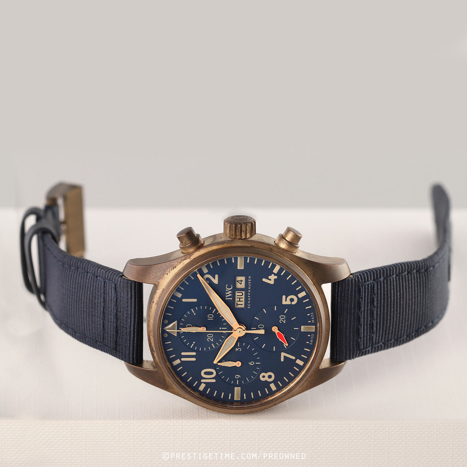Pre-owned IWC Pilot Chronograph Bronze 41mm iw388109