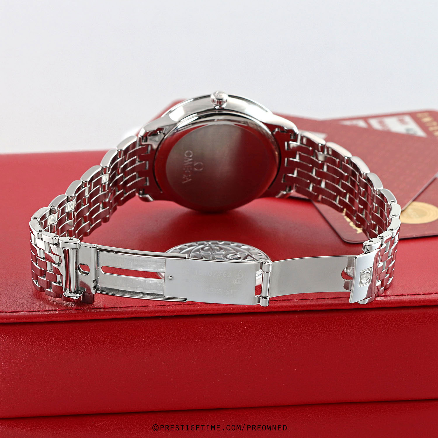 Pre-owned Omega De Ville Prestige Co-Axial 36.8mm 424.10.37.20.01.001