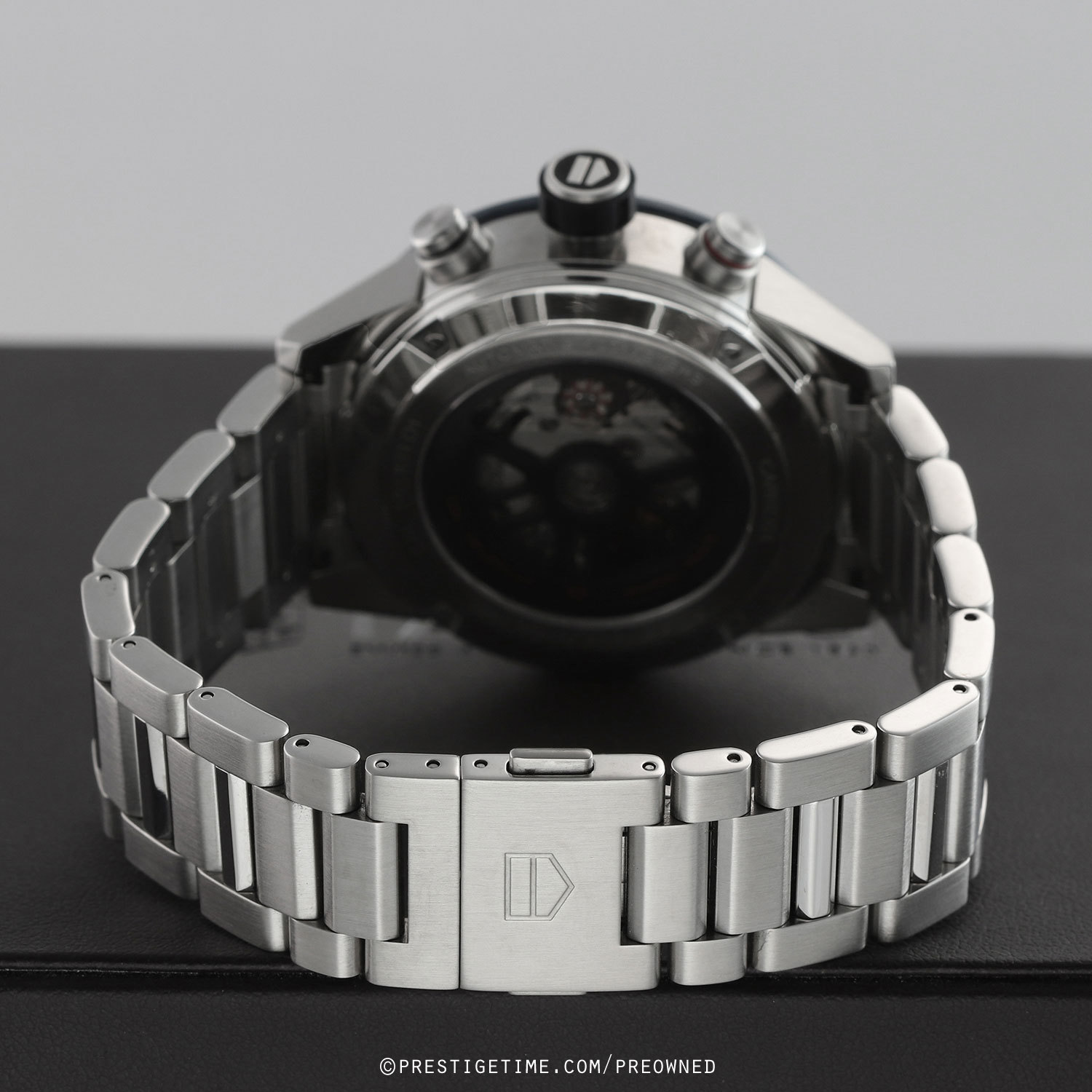 Pre-owned Tag Heuer FACTORY SERVICED Carrera Heuer 01 Skeleton 43mm ...