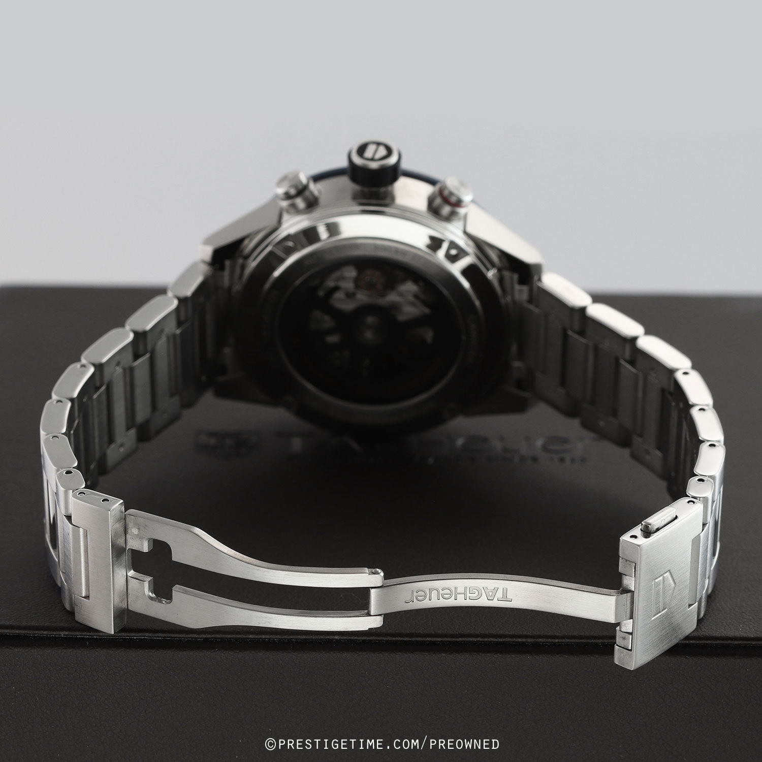 Pre-owned Tag Heuer FACTORY SERVICED Carrera Heuer 01 Skeleton 43mm ...