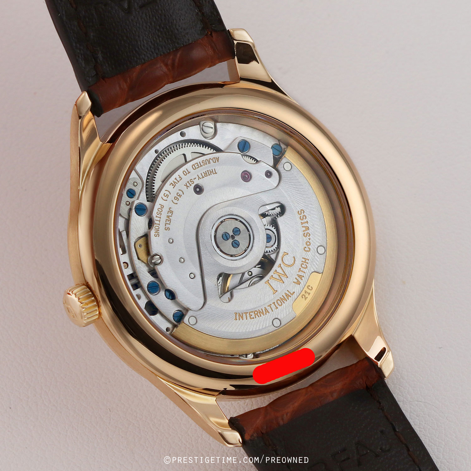 Pre-owned IWC FACTORY SERVICED Baby Portugieser Automatic 35mm IW3531-01